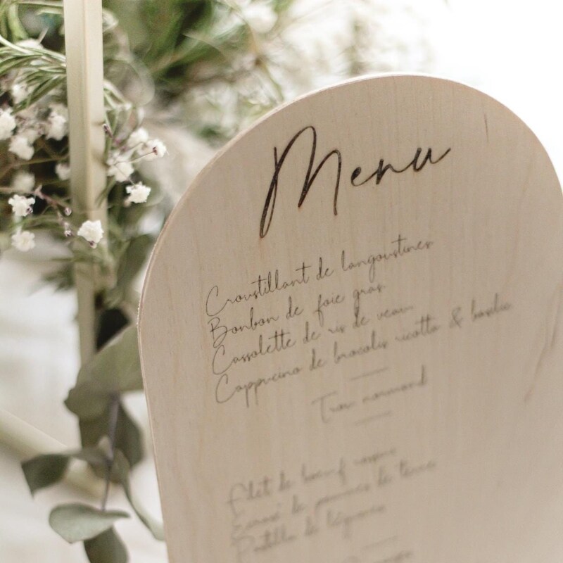 Bohemian Menu Board - Etsy