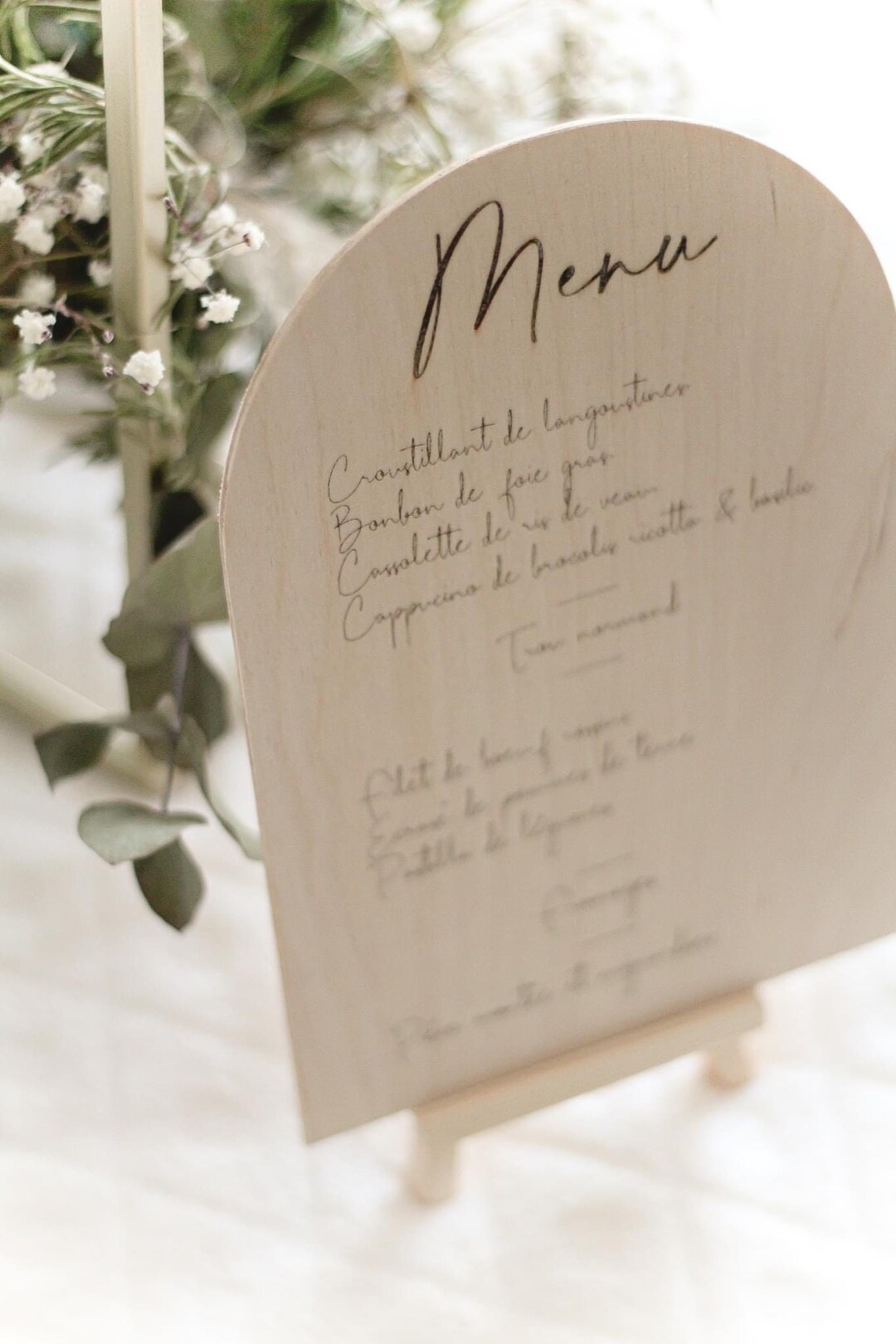 Personalized Wooden Menus - Etsy