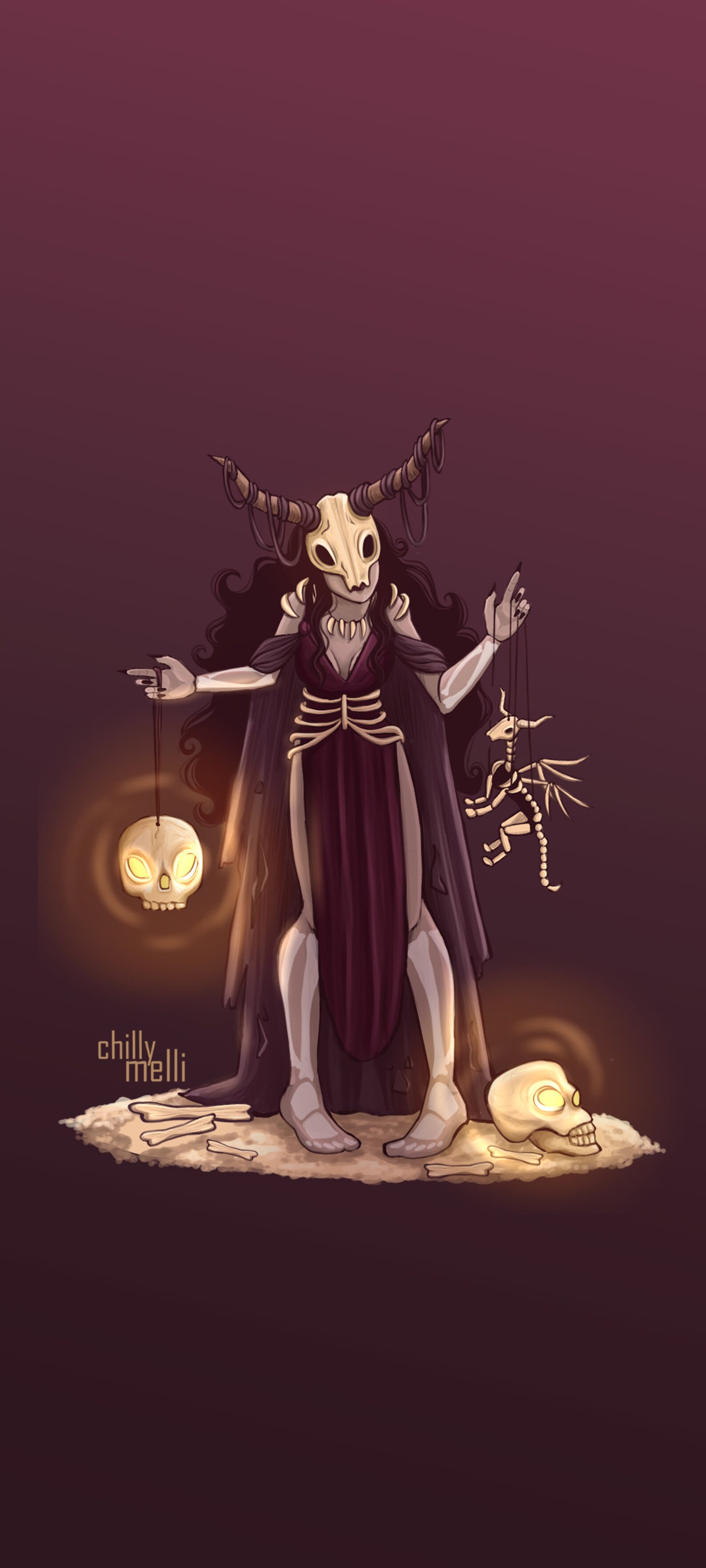 Bone Witch Smartphone Wallpaper - Etsy