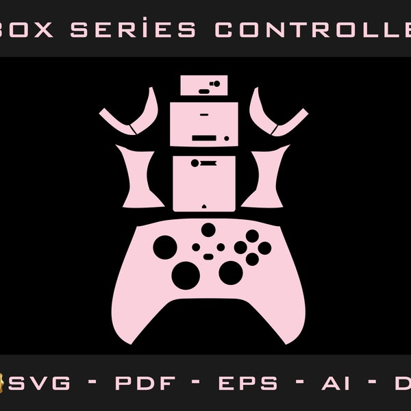 Xbox Controller Template - Etsy