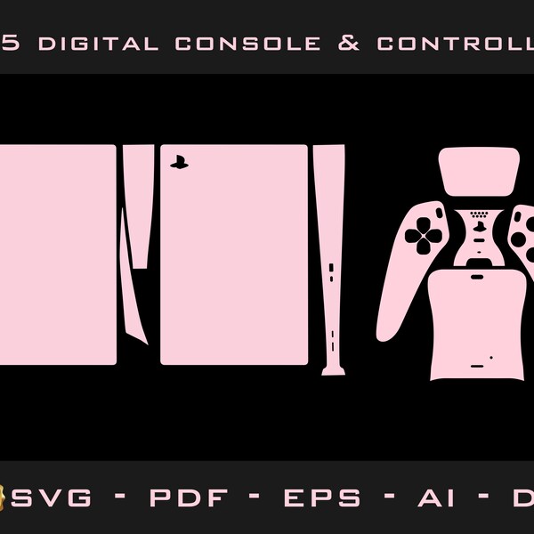 Ps5 Skin Template - Etsy