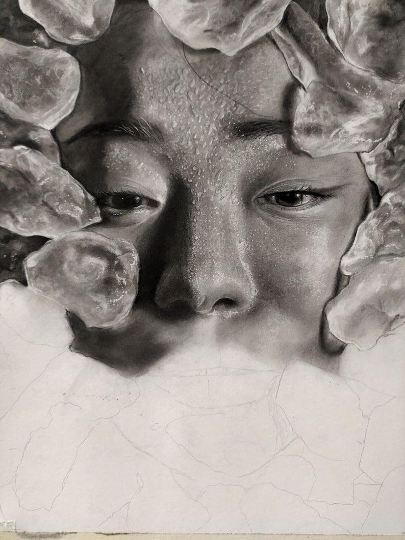 Art Drawing Hyper Realistic , Hyperrealistic Pencil Drawing , Charcoal ...