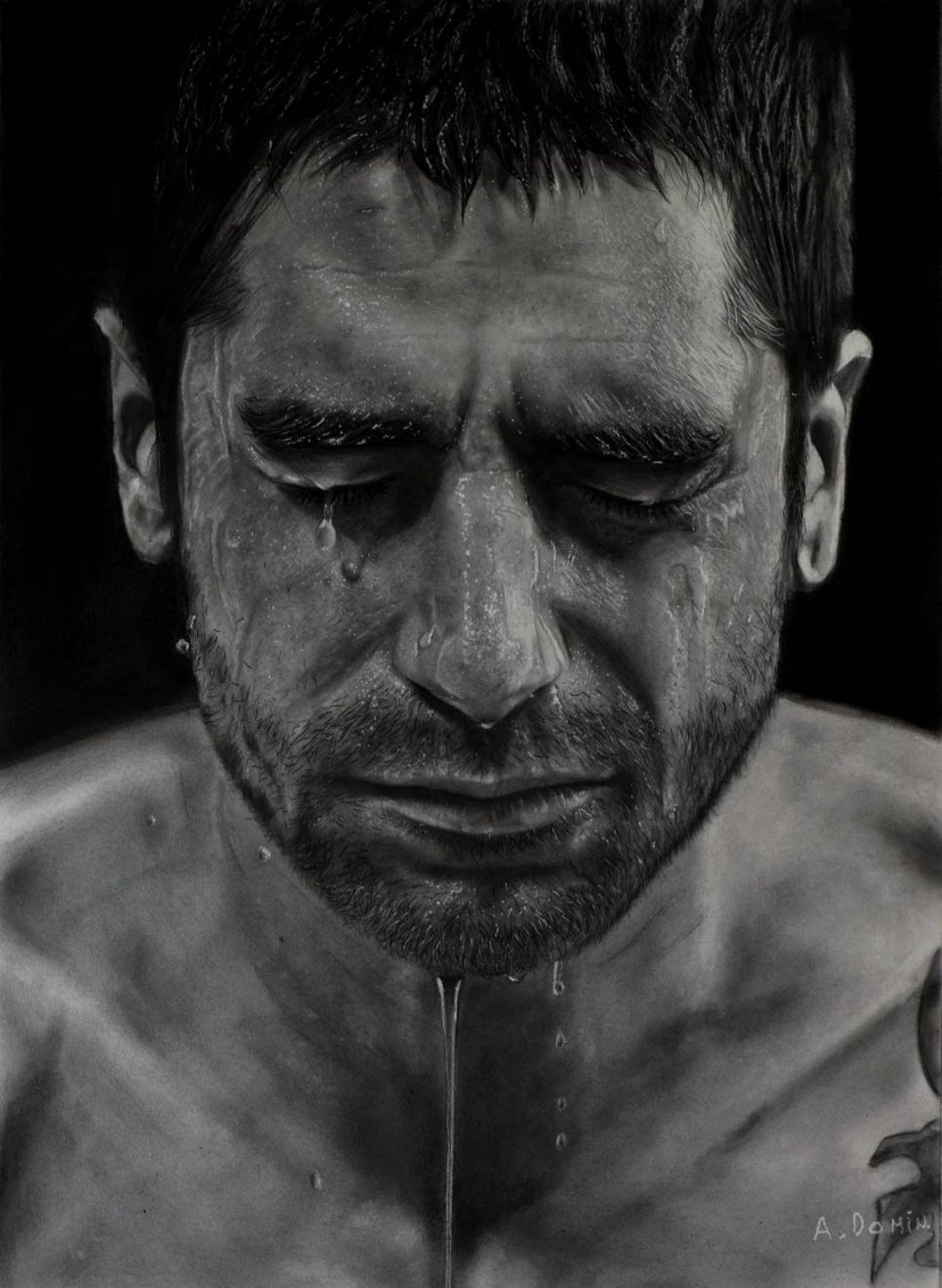 Art Drawing Hyper Realistic , Hyperrealistic Pencil Drawing , Charcoal ...