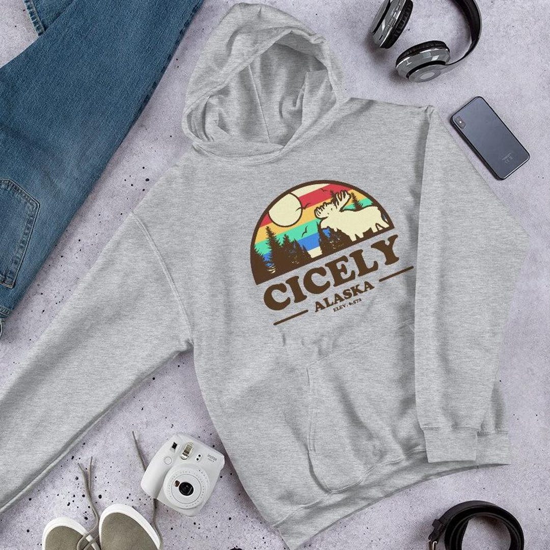 Cicely Alaska Unisex Hoodie, Cicely Alaska Hoodie, Northern Exposure ...