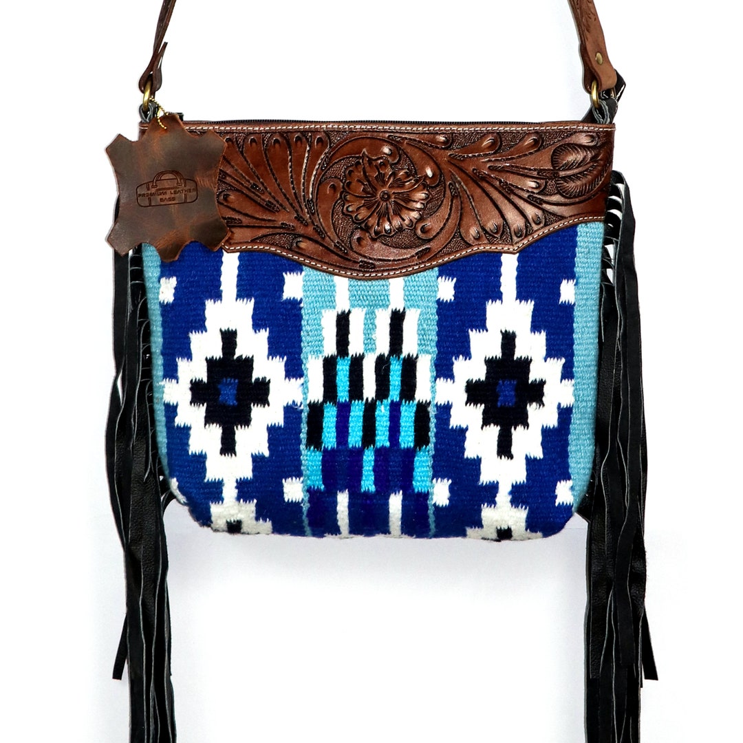 Crossbody Aztec Pattern Wool Serape Handbag Purse Clutch - Etsy