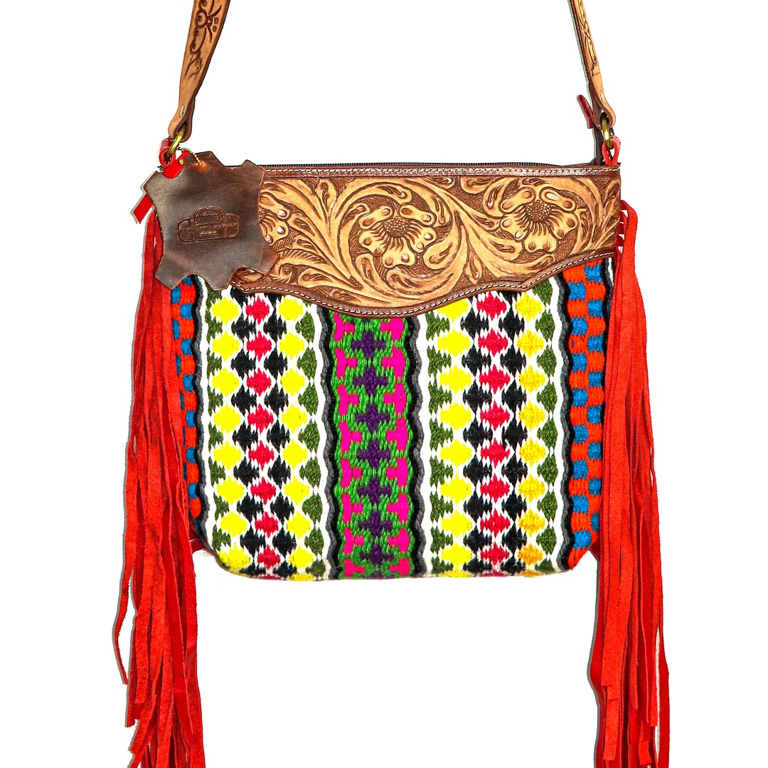 Crossbody Aztec Pattern Wool Serape Handbag Purse Clutch - Etsy