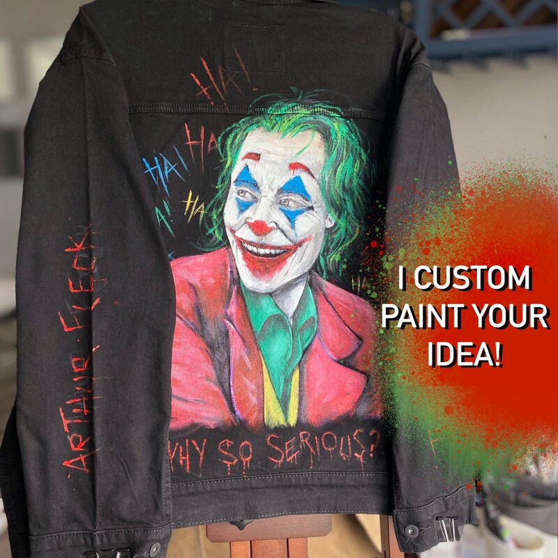 Painted Jackets - Etsy