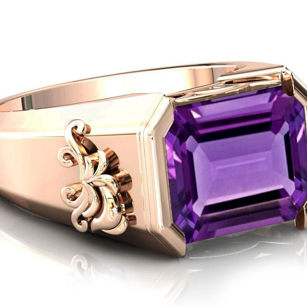 Amethyst Ring - Etsy