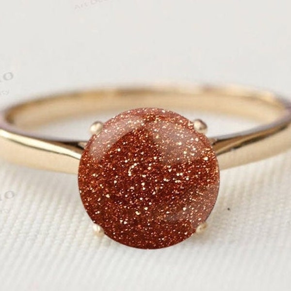 Brown Goldstone - Etsy