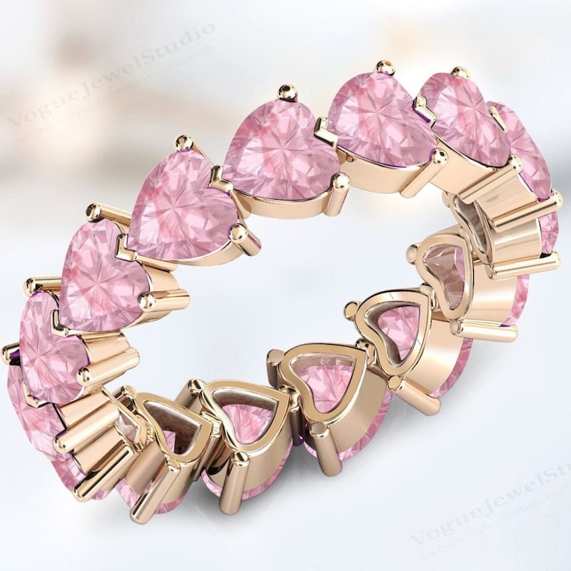 Heart Shaped Morganite Ring - Etsy