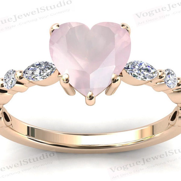 Heart Shaped Ring - Etsy