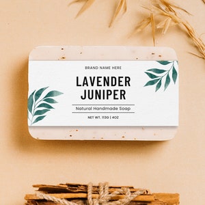 Editable Soap Labels, Printable Soap Label Sticker, DIY Soap Packaging ...