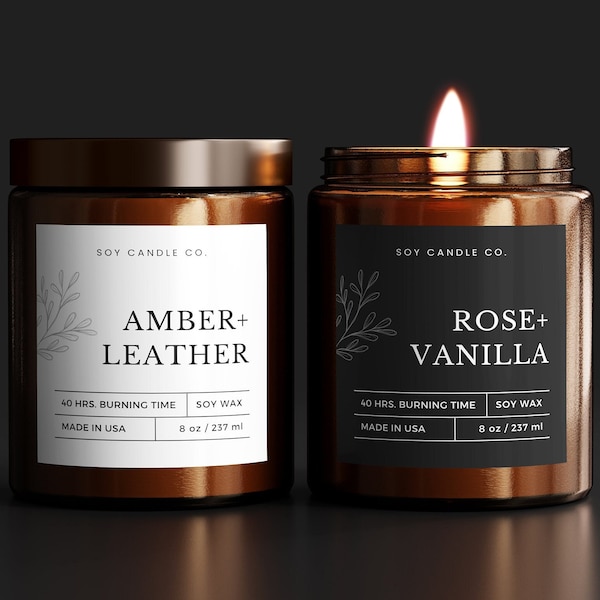 Perfume Bottle Label Template, Canva Editable Perfume Stickers Design ...