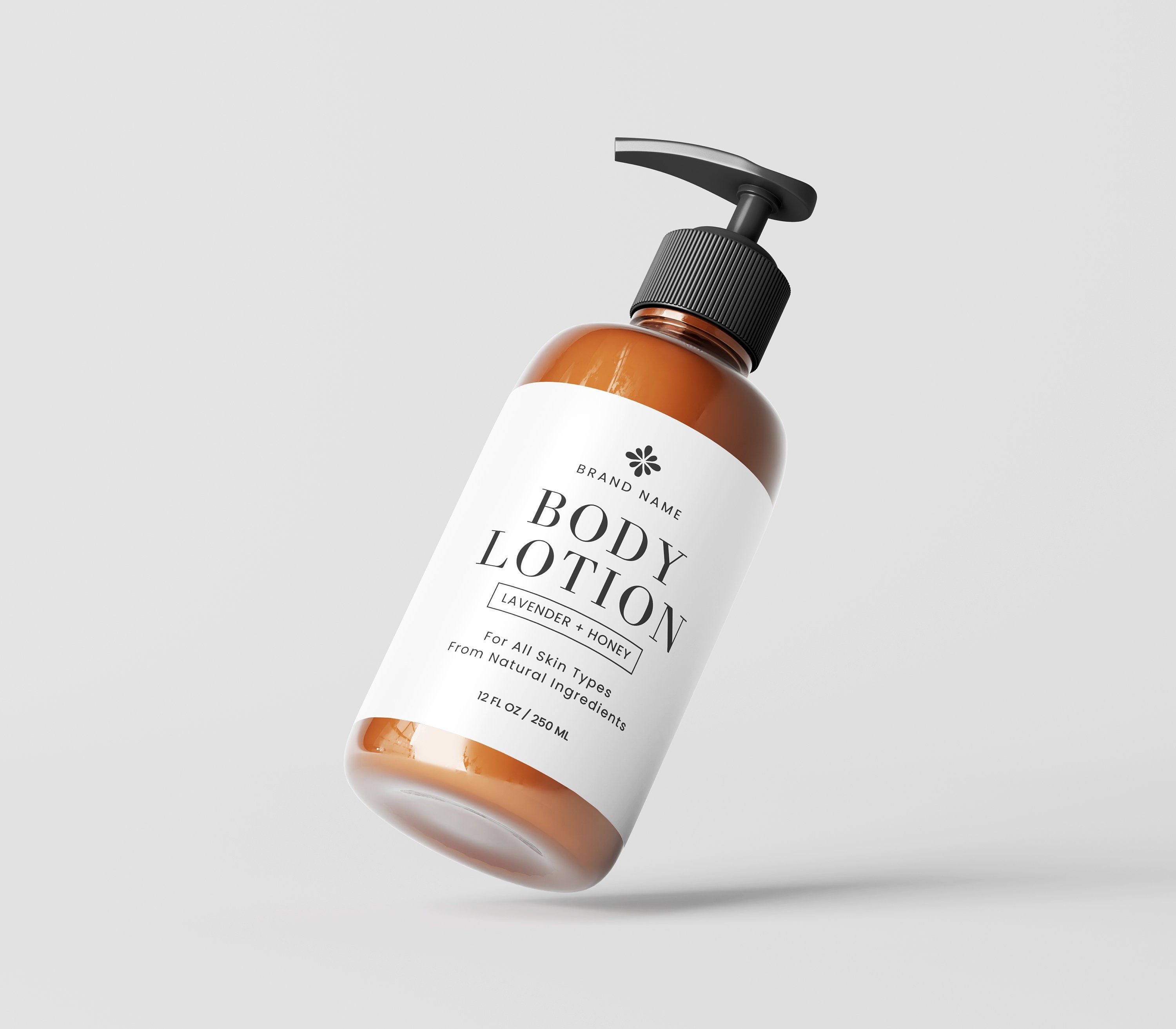 Shampoo Bottle Label Template, Body Wash Label, Body Lotion Stickers ...