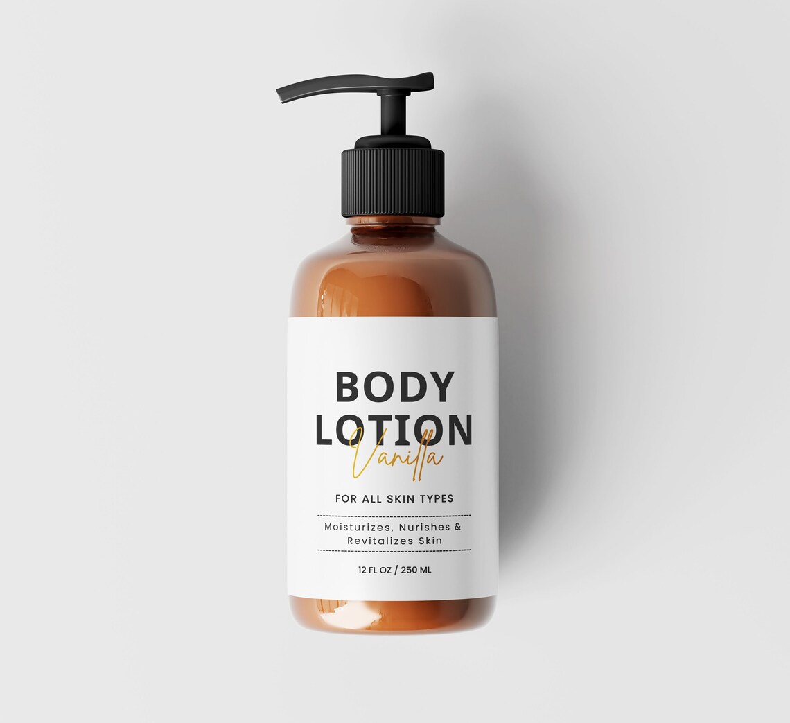 Shampoo and Conditioner Bottle Label Template, Body Wash Labels, Body ...