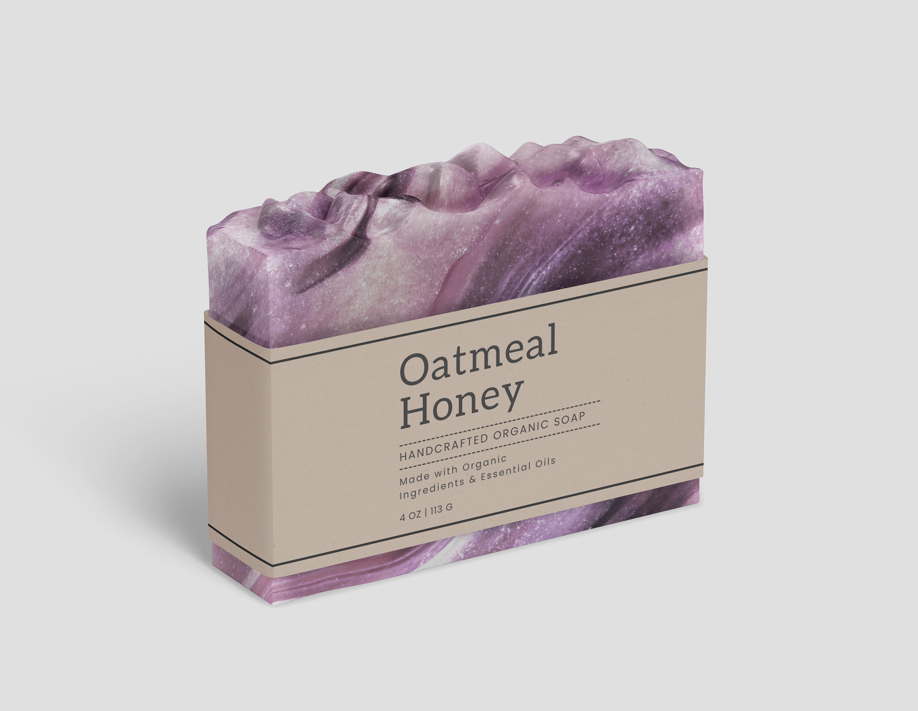 Soap Bar Label Template, Soap Wrapper Template, Soap Sleeve Template ...