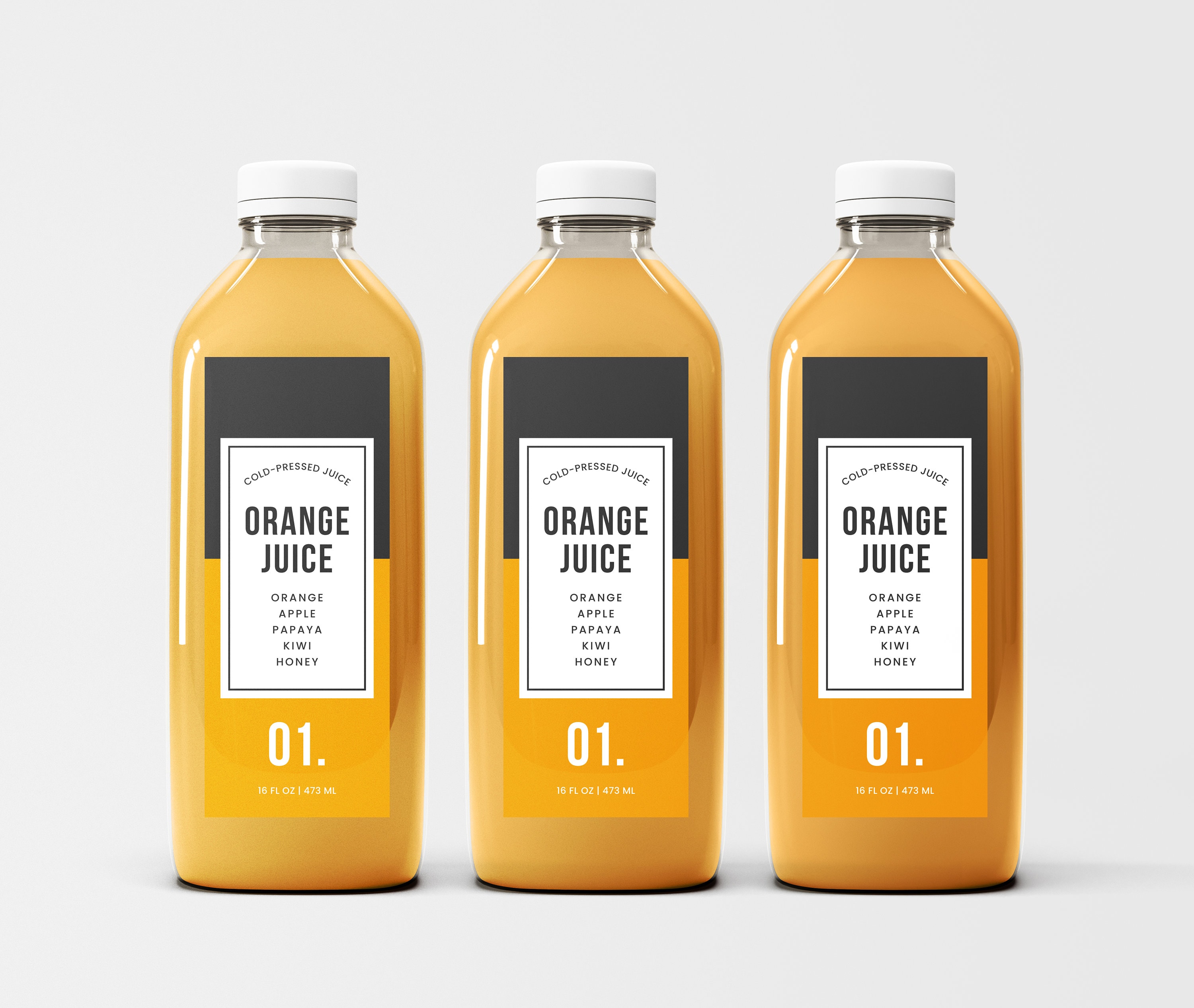 Juice Bottle Labels, Juice Label Template, Juice Bottle Stickers ...