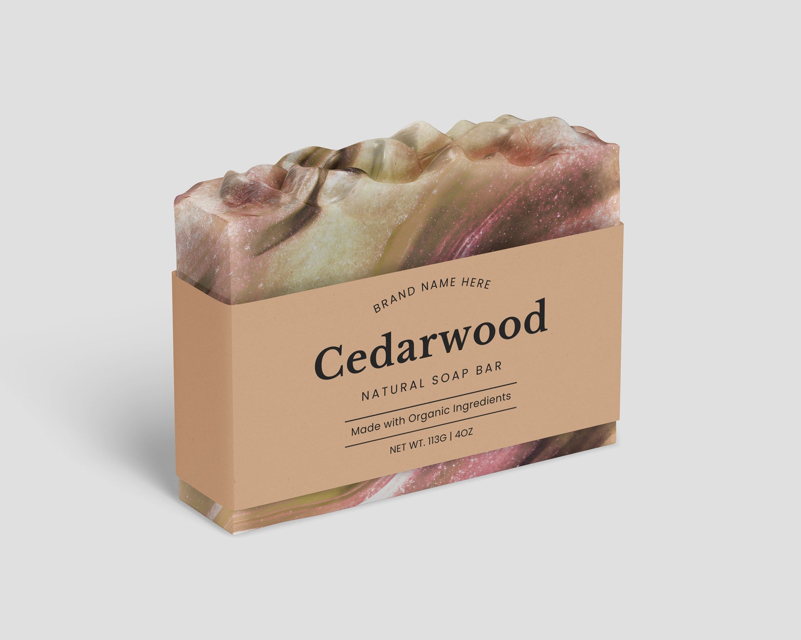 Handmade Soap Bar Label Template, Canva Soap Label Design, Soap Wrapper ...