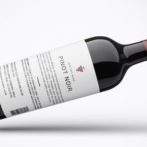 Wine Labels Template, Homemade Wine Label Design, Wine Bottle Label ...