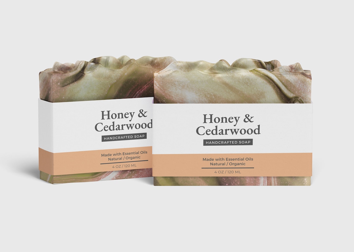 Wrap Around Soap Bar Label Canva Printable Soap Labels - Etsy