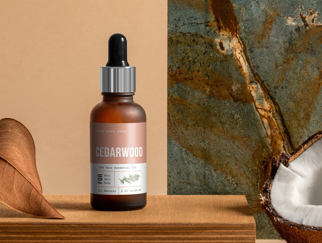 Dropper Bottle Labels Template Custom Product Label 2oz Spray Bottle ...