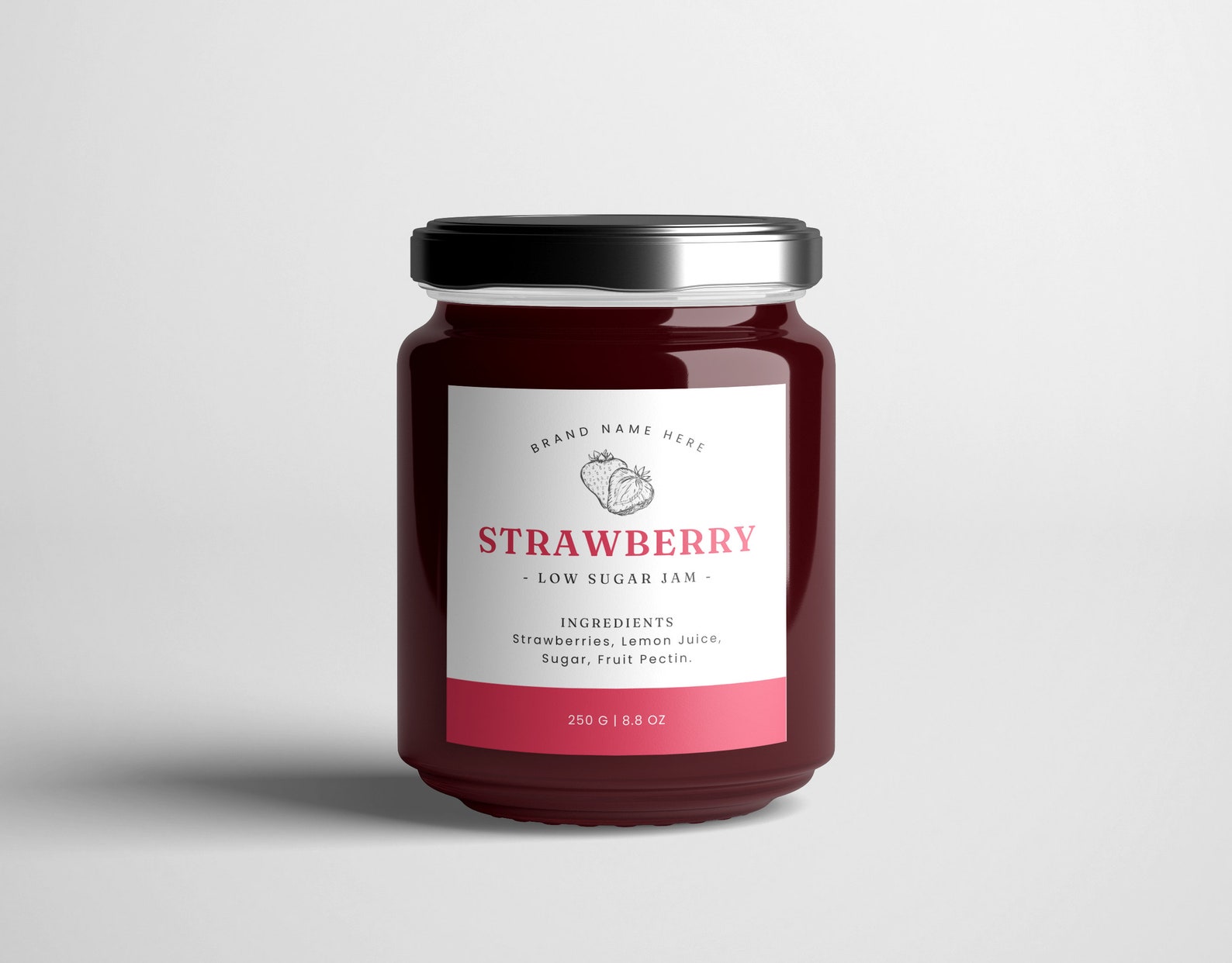 Canva Jam Jar Labels, Mason Jar Label Template, Canning Labels, Honey ...