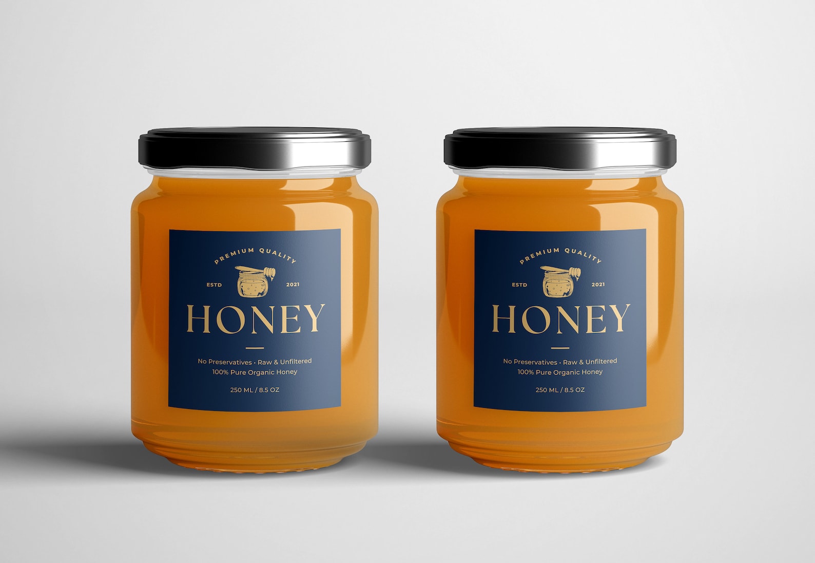 Editable Honey Jar Labels Template, Homemade Honey Stickers, Printable ...