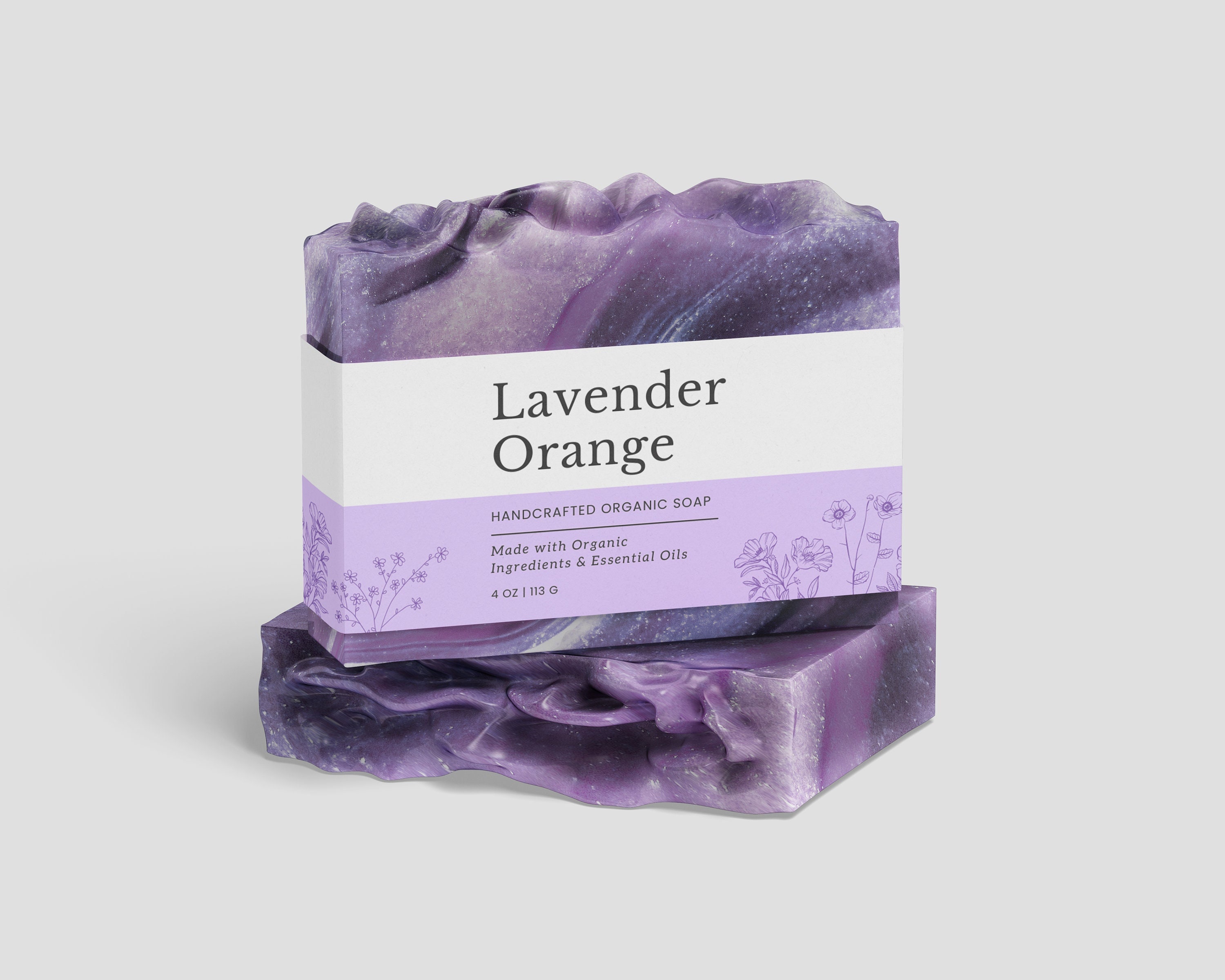 Soap Labels Template, Soap Wrap Labels, Handmade Soap Label, Soap Band ...