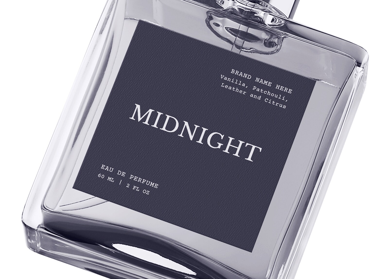 Perfume Bottle Label, Cologne Label, Fragrance Label Template, Luxury ...