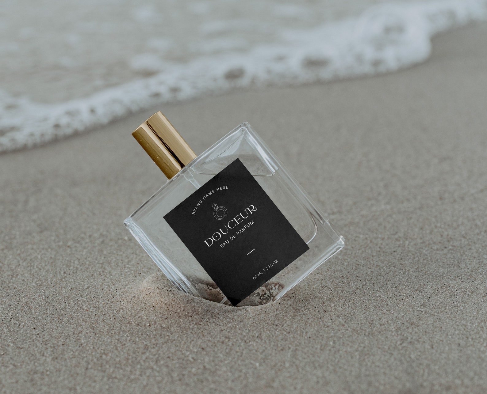 Perfume Label Template Design, Canva Labels for Perfumes, Perfume ...