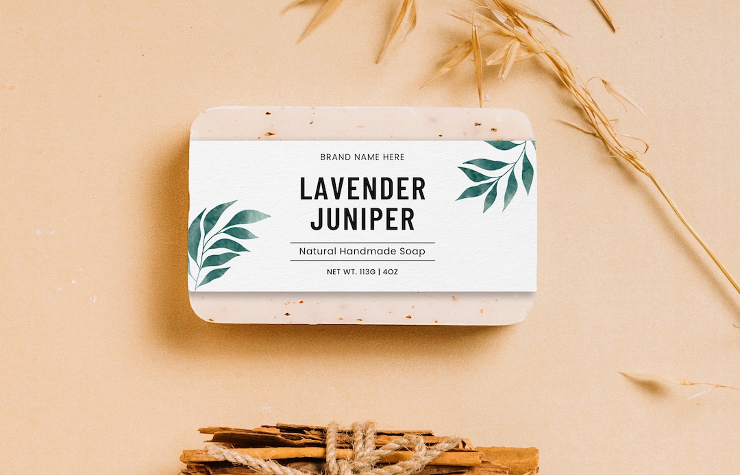 Editable Soap Labels, Printable Soap Label Sticker, DIY Soap Packaging ...