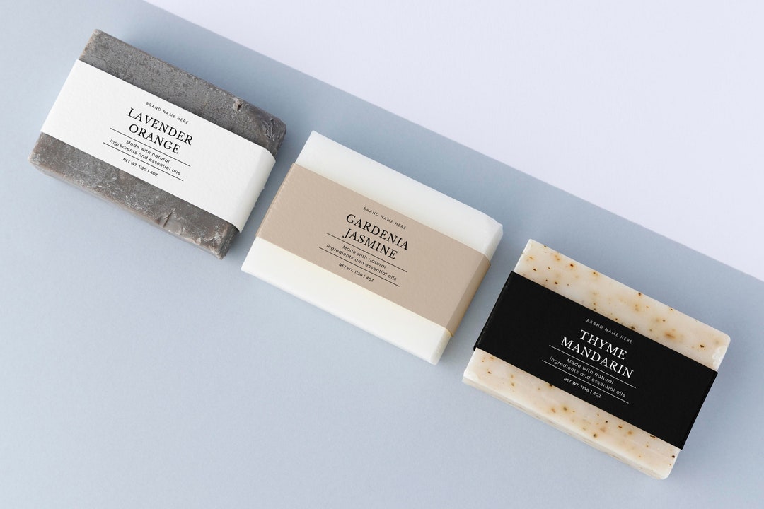 Soap Label Template, Soap Packaging, Soap Bar Label, Soap Wrapper, Soap ...