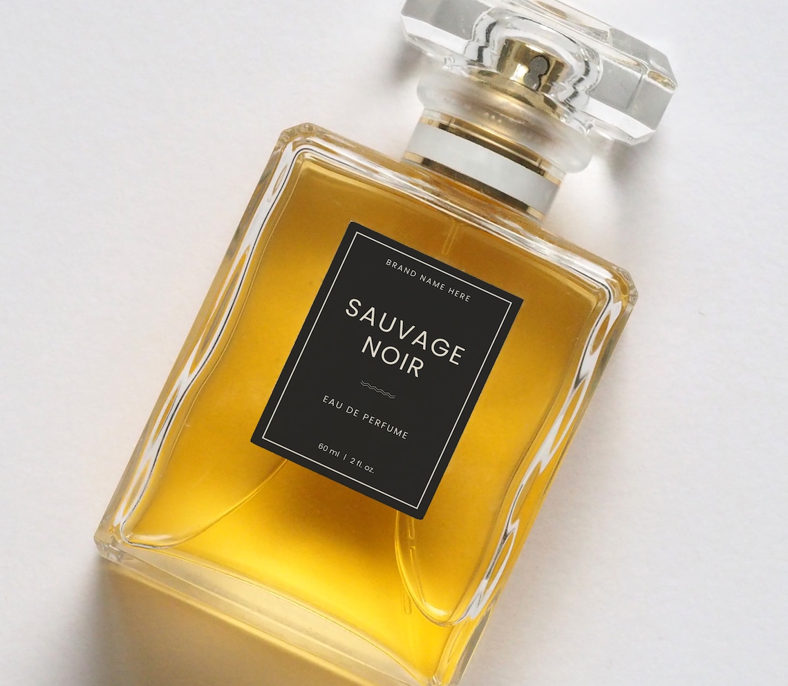 Perfume Bottle Labels, Perfume Label Template, Personalized Perfume ...