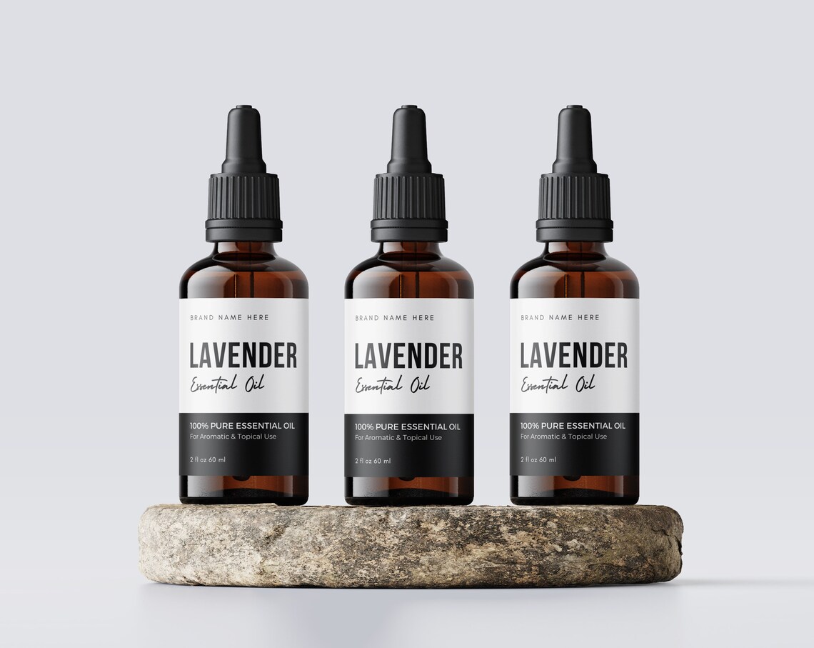 Customizable Dropper Bottle Label Template, Perfect for Product ...