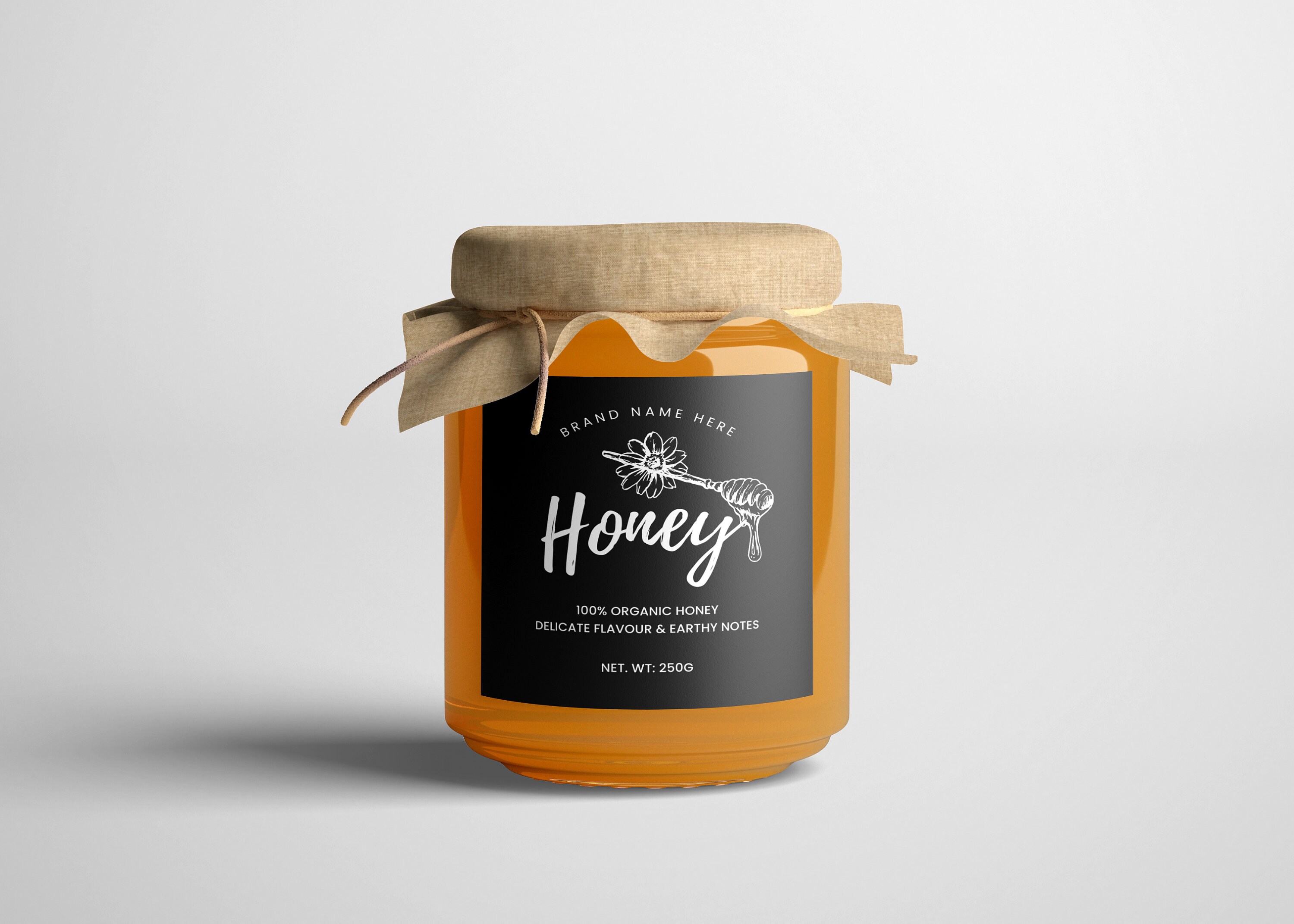 Editable Honey Jam / Jar Label Template, Printable Honey Preserve Label ...