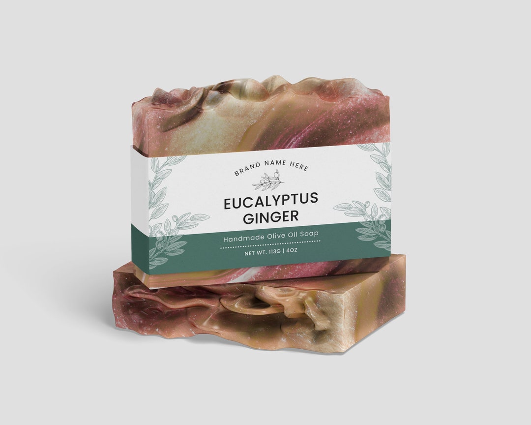 Editable Soap Labels Template, DIY Customizable Soap Label Design ...