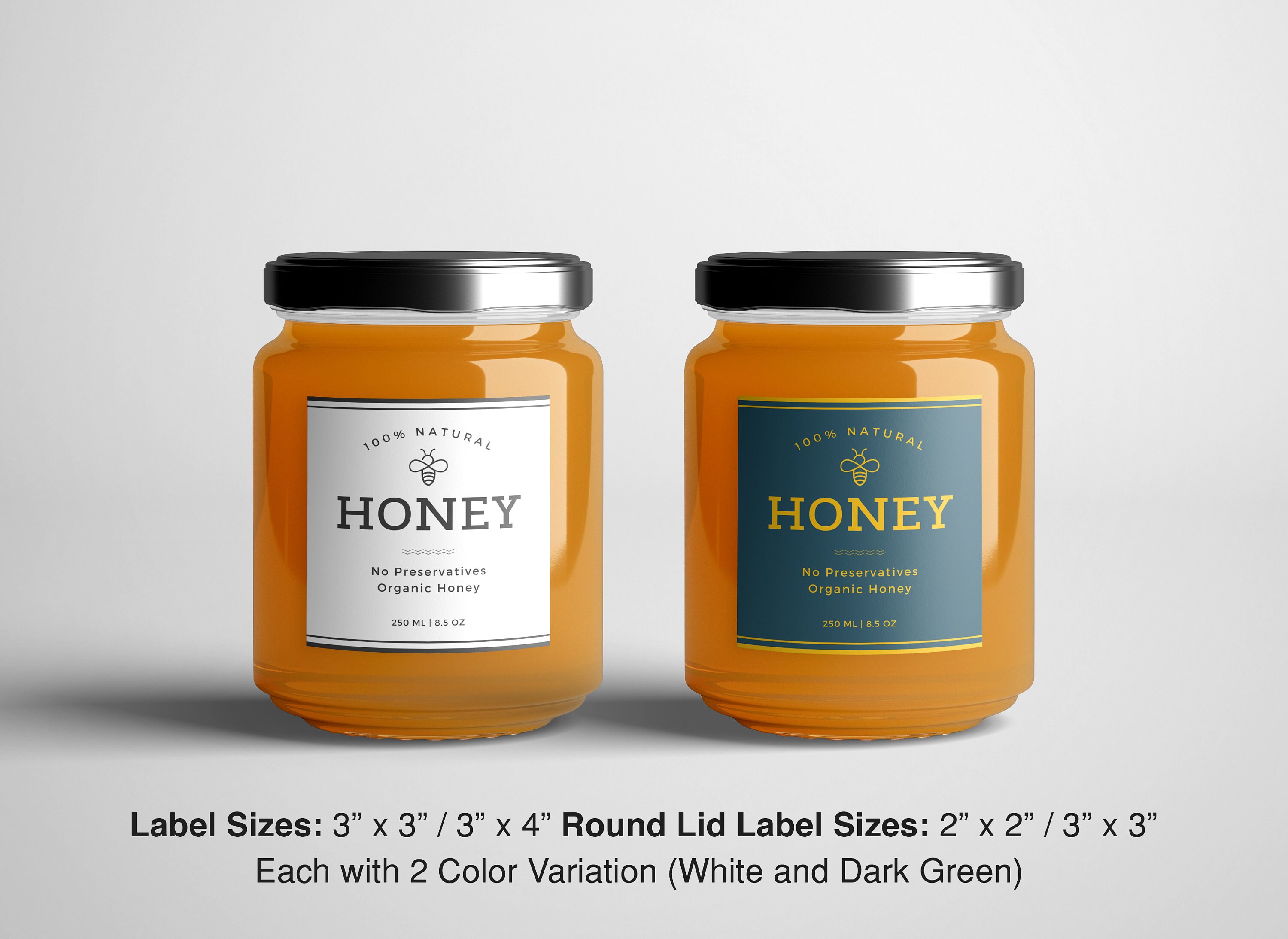 Honey Jar Labels, Honey Stickers, Apothecary Labels, Canning Labels ...