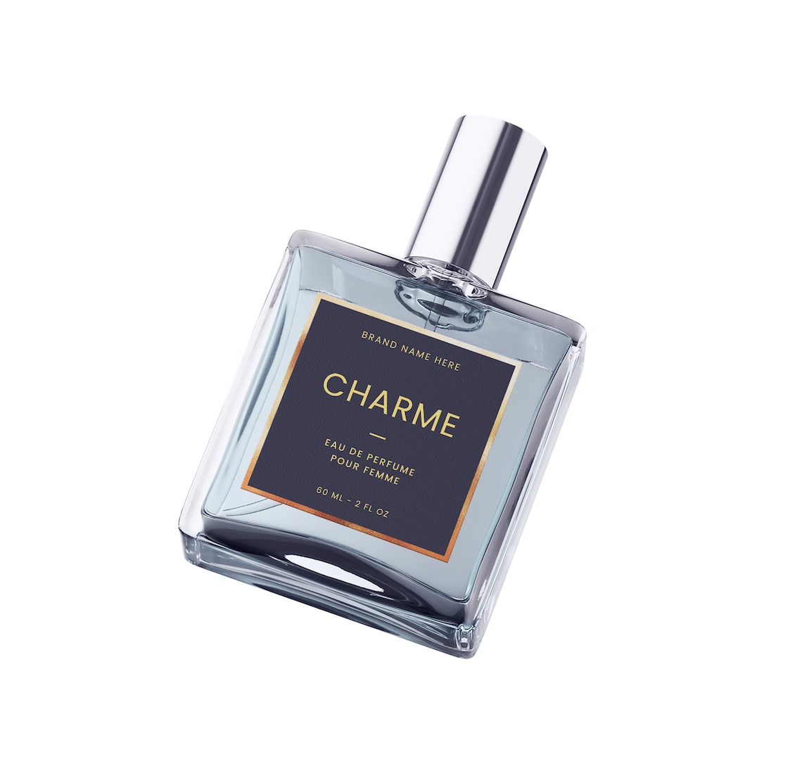 Perfume Bottle Label Design, Perfume Stickers, Fragrance Labels ...