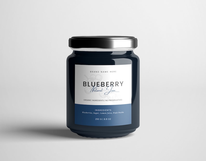 Jam Jar Labels Template, Canning Labels, Mason Jar Labels, Jam Stickers ...