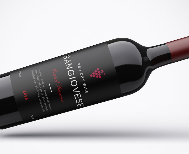 Wine Labels Template, Homemade Wine Label Design, Wine Bottle Label ...