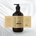 Customizable Shampoo Bottle Label Template, DIY Body Wash Label Design ...