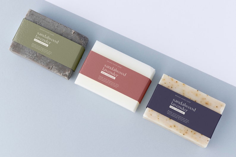 Soap Bar Labels Template Bar Soap Label Craft Soap Wrapper - Etsy