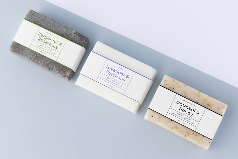 Canva Soap Labels Template, Soap Wrappers Template, Custom Soap Labels ...