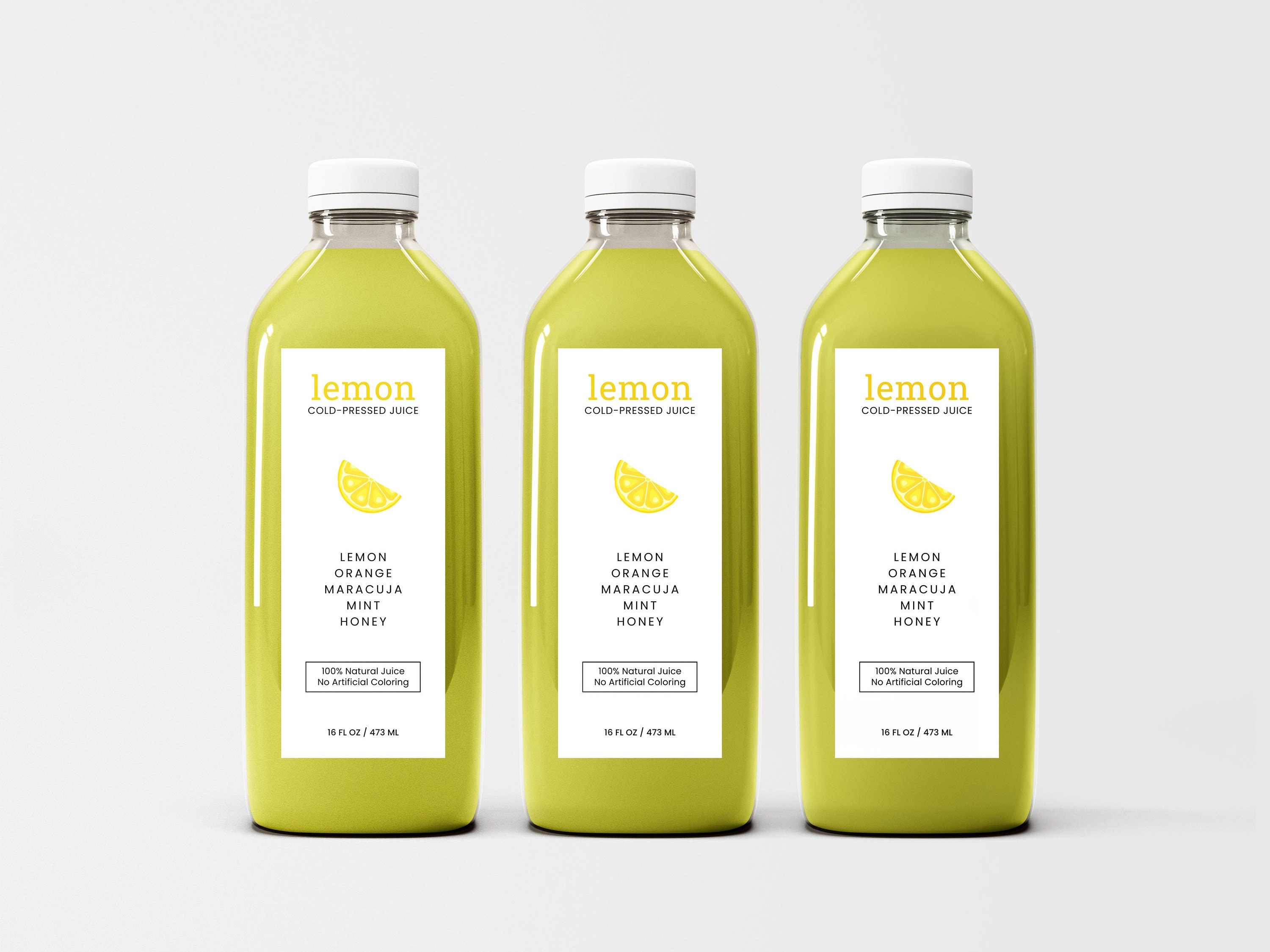 Editable Juice Bottle Label Template, DIY Customizable Juice Labels ...