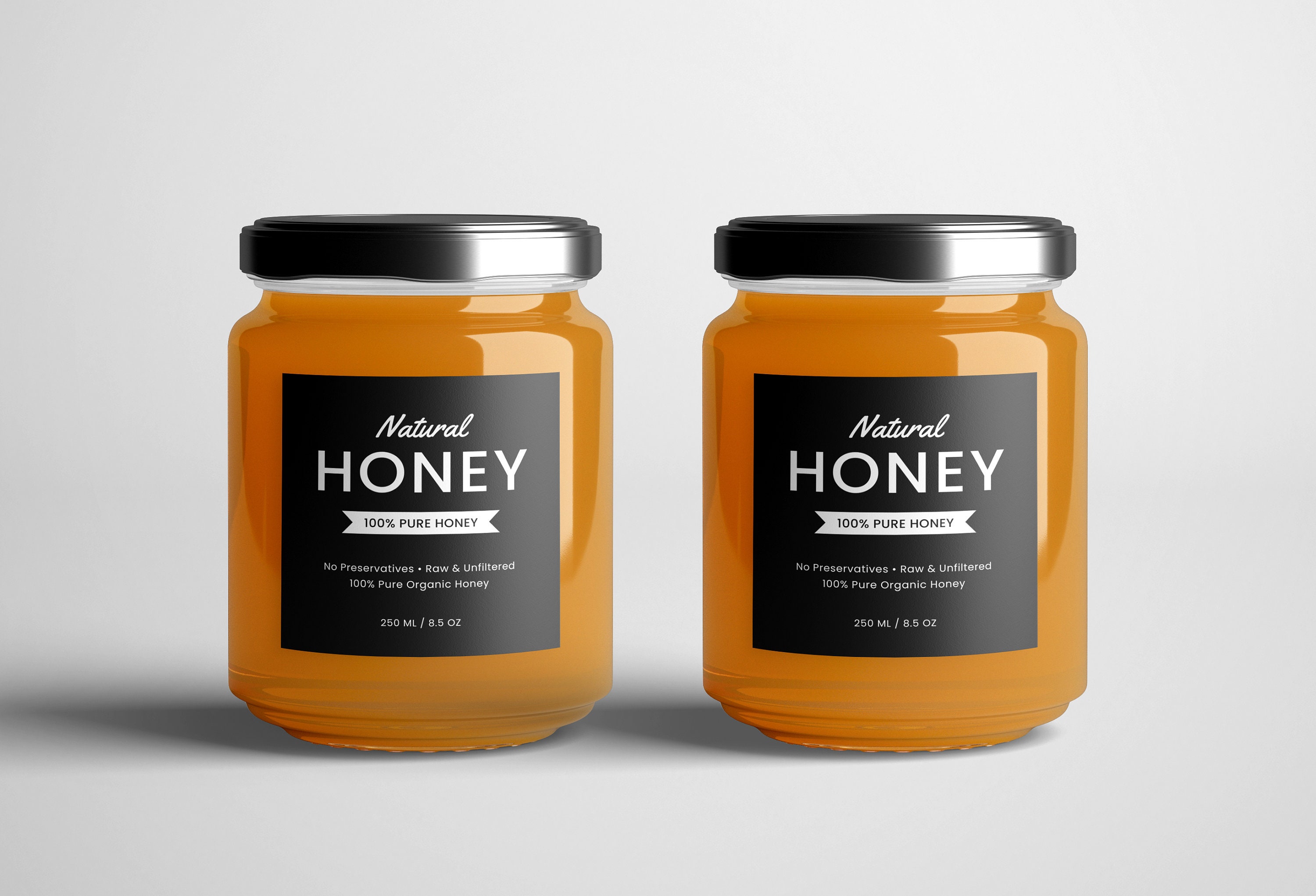 Customizable Honey Jar Labels Template, Jam Jar Label Design, DIY ...