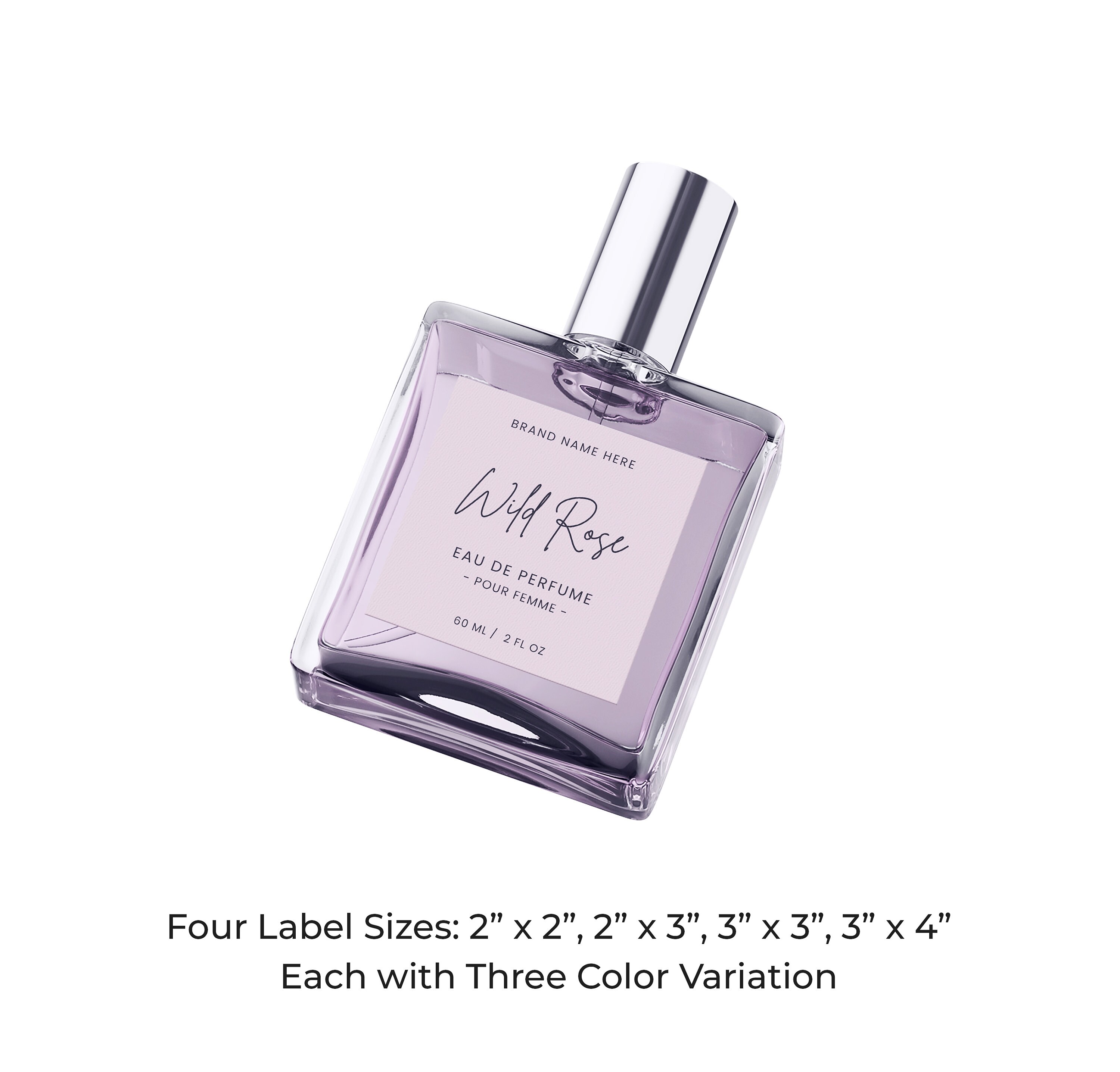 Editable Perfume Label Design, Pink Perfume Label, High End Perfume ...