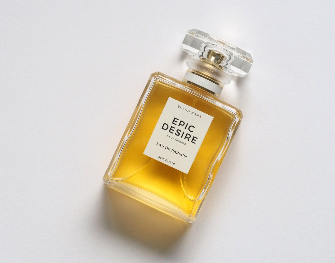 Editable Perfume Label Template Fragrance Labels Design Canva Product ...