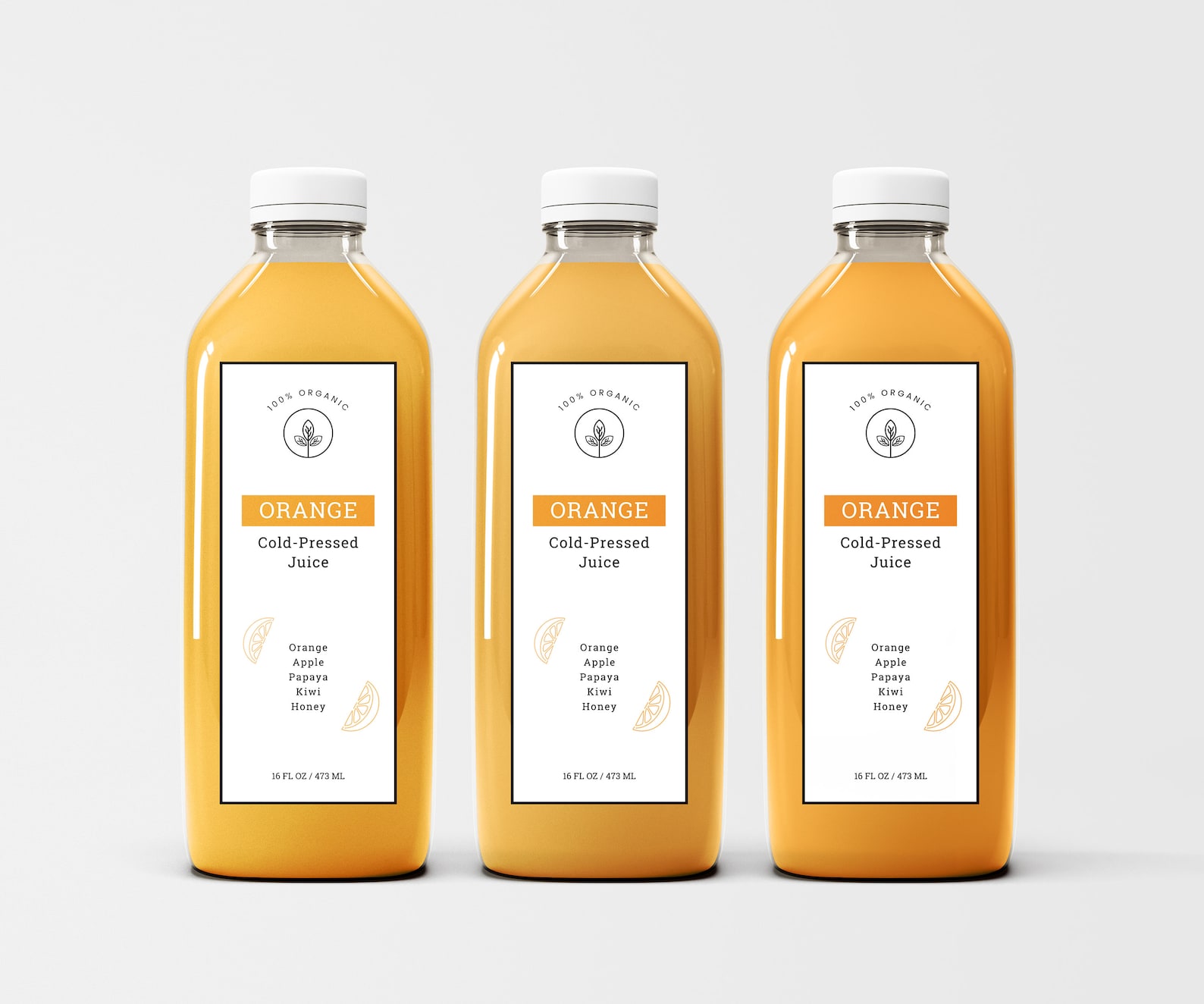 Editable Juice Bottle Label Template, DIY Customizable Design ...