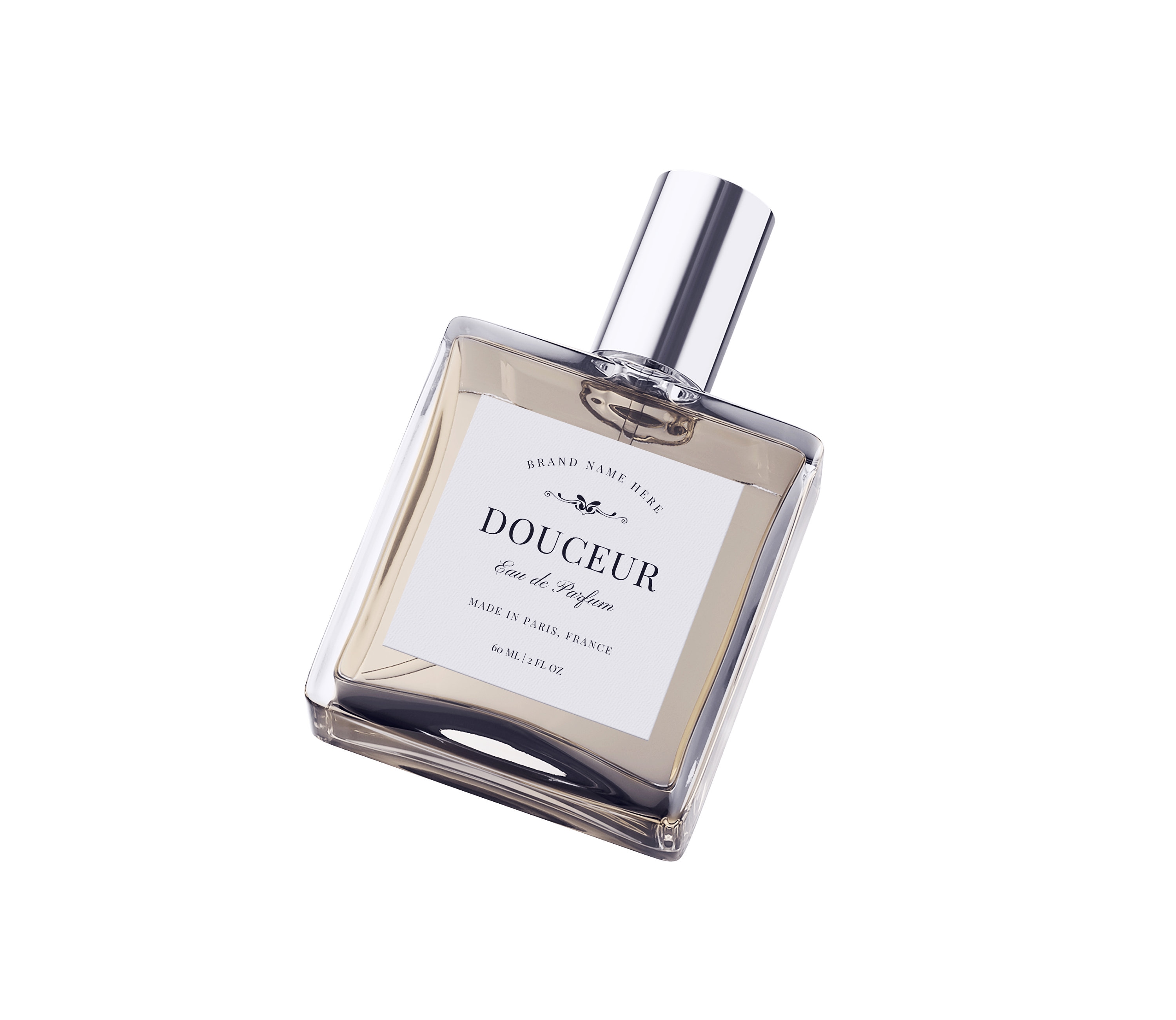 Perfume Bottle Label Template, Canva Fragrance Label Design, Luxury DIY ...