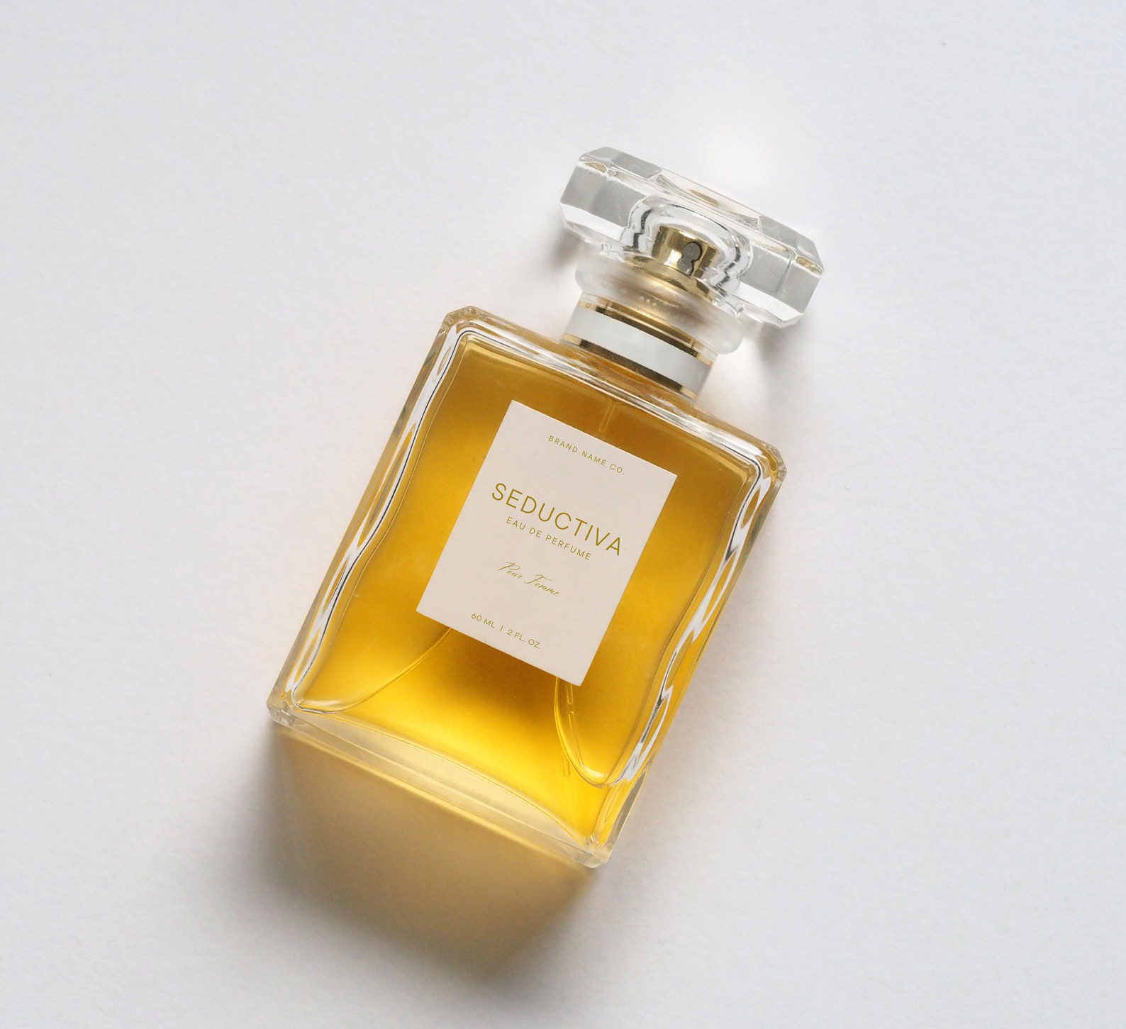 Perfume Bottle Label Design, Canva Perfume Labels, Editable Perfume ...